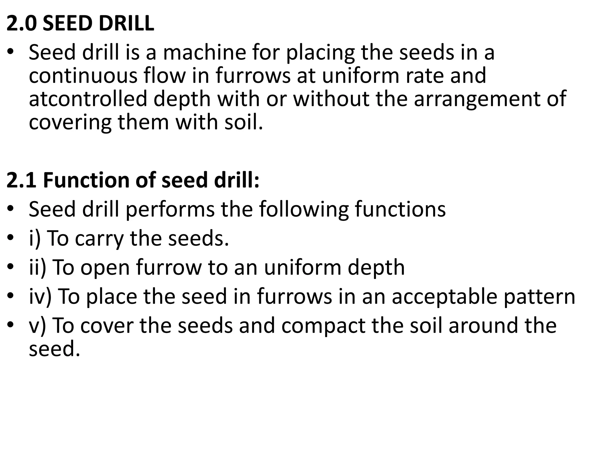 SOWING AND PLANTING EQUIPMENT | PPTX