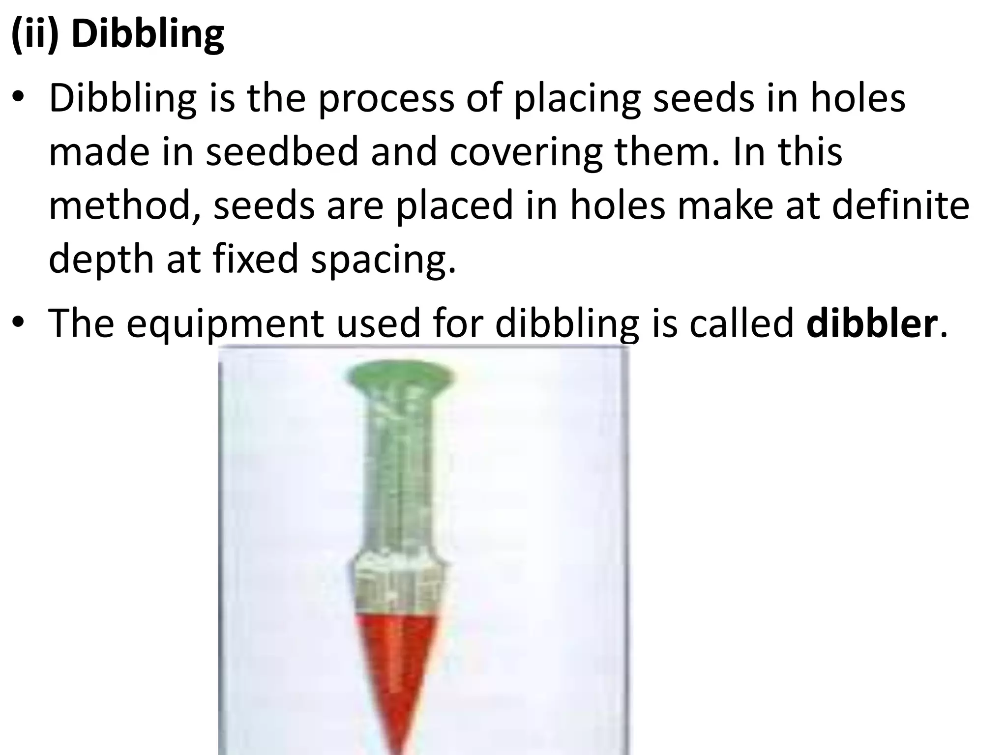 SOWING AND PLANTING EQUIPMENT | PPTX