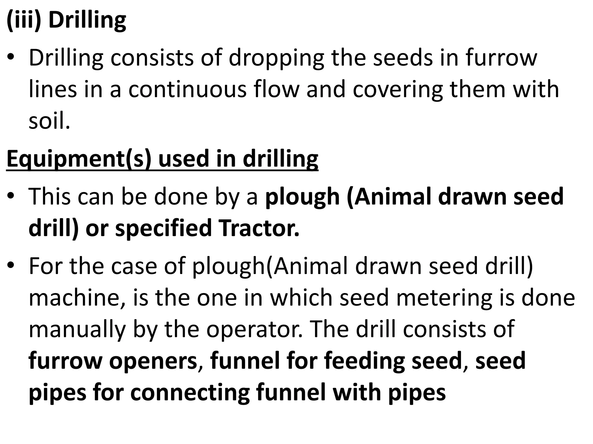 SOWING AND PLANTING EQUIPMENT | PPTX