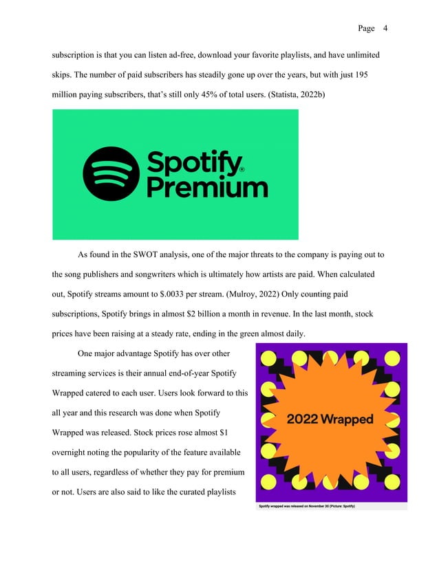 Bryn Nelson Portfolio II Spotify Analysis | PDF