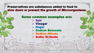 NaturalFoodPreservatives | PPTX | Healthy Cooking and Eating | Food & Drink