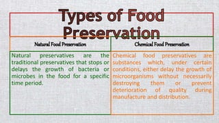 NaturalFoodPreservatives | PPTX | Healthy Cooking and Eating | Food & Drink