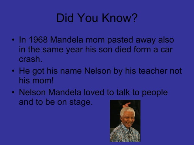 Nelson Mandela | PPT