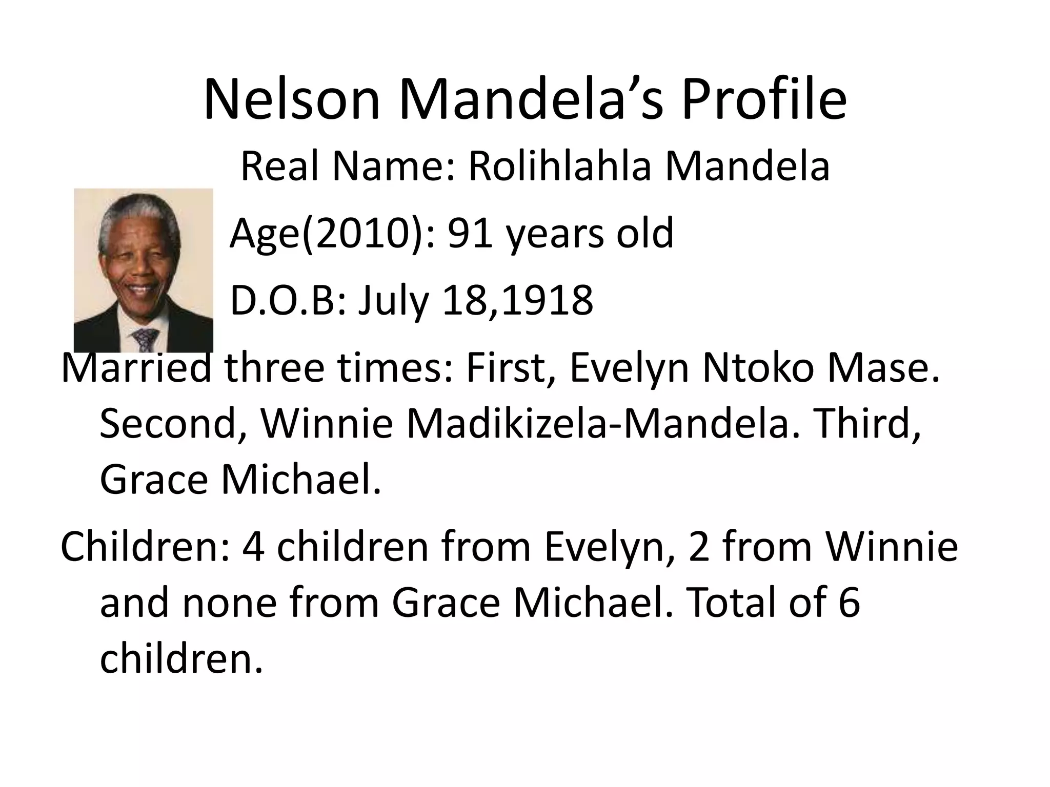 Nelson Mandela | PPTX