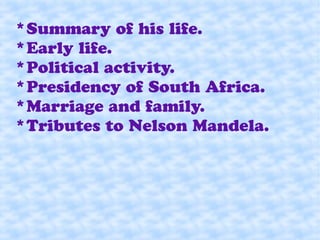 Nelson Mandela. | PPT