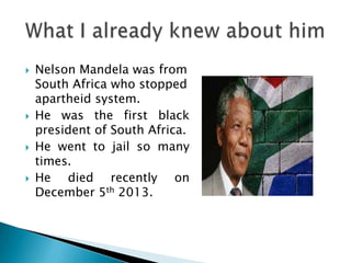 Nelson mandela | PPT