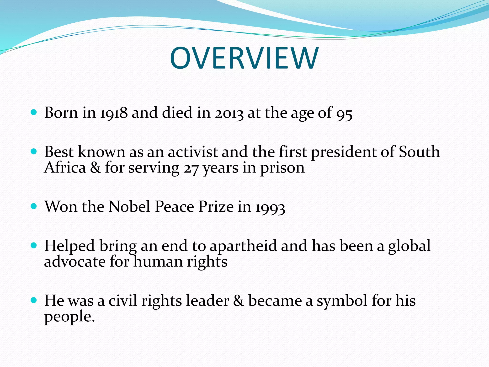 Nelson Mandela | PPTX