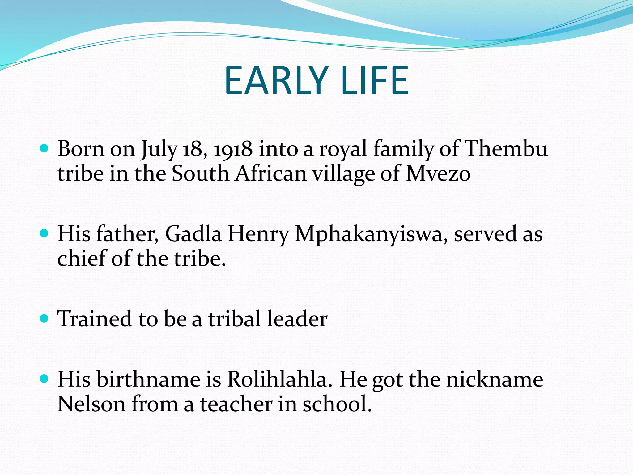 Nelson Mandela | PPTX