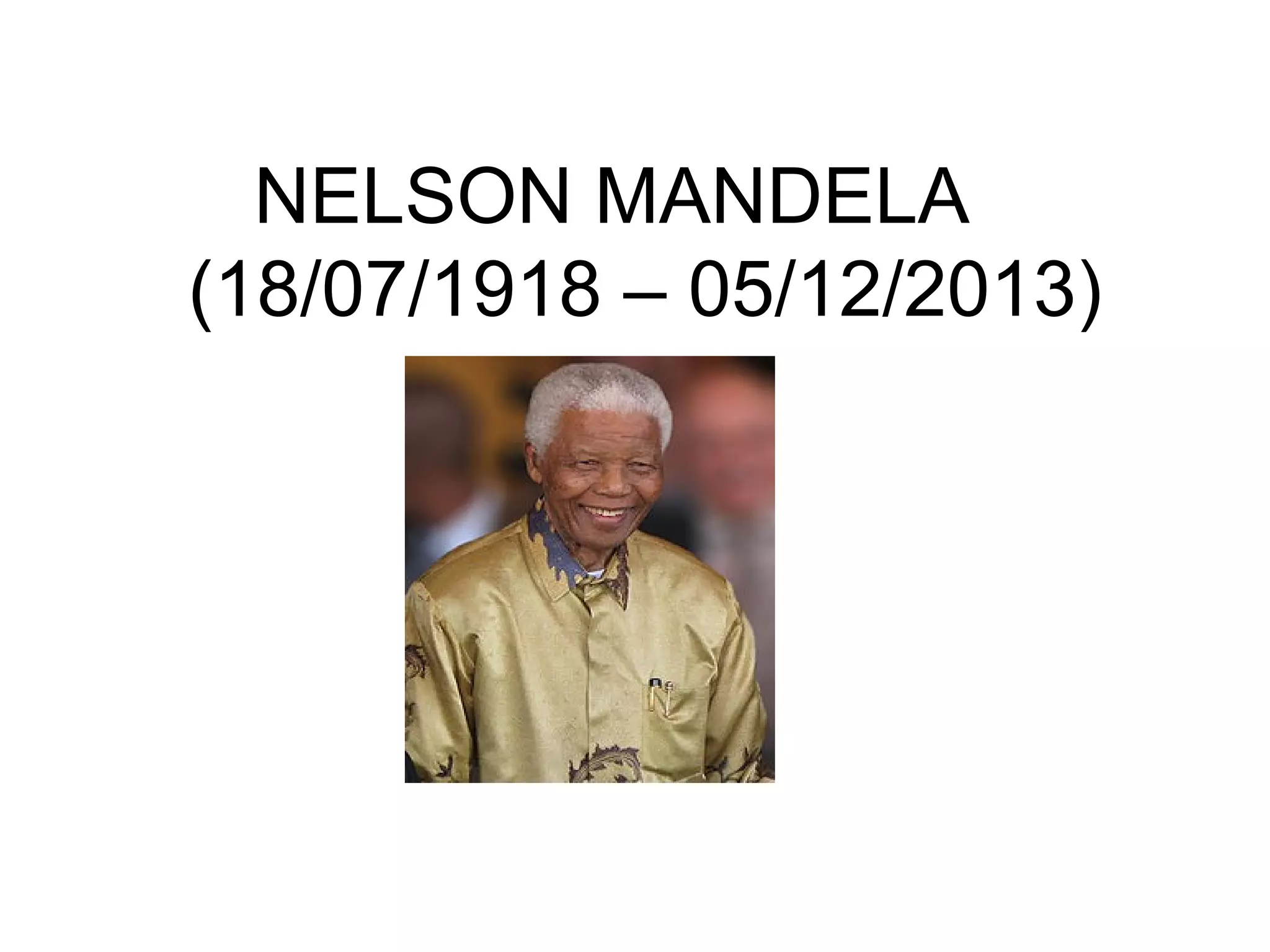 Nelson mandela | PPT