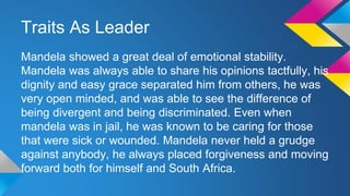 Nelson mandela powerpoint | PPTX