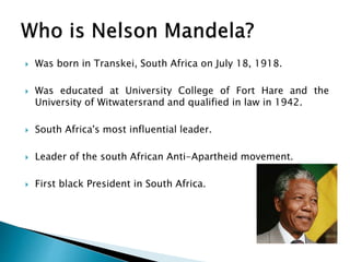 Nelson Mandela | PPTX