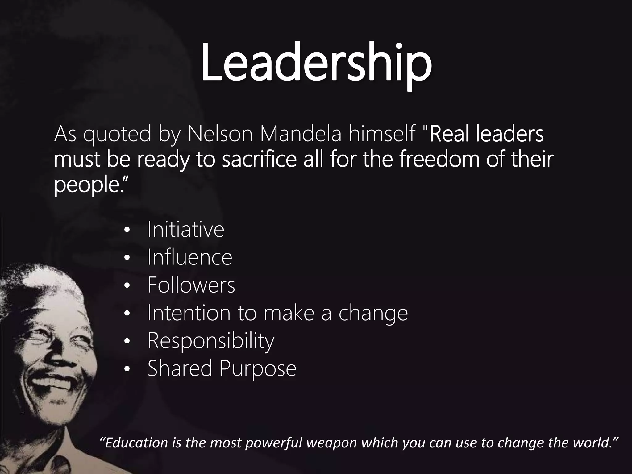 Nelson Mandela Leadership | PPT
