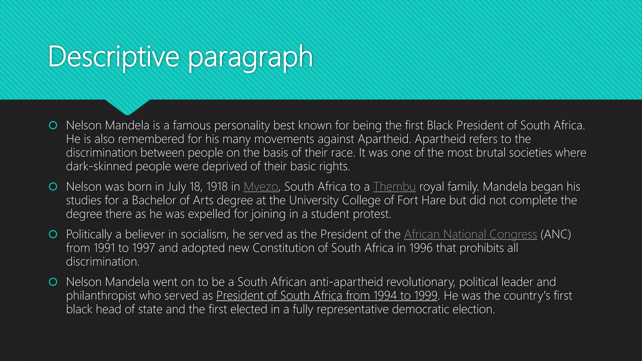 Nelson Mandela | PPT