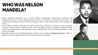 Nelson Mandela Biography and Life struggles | PDF