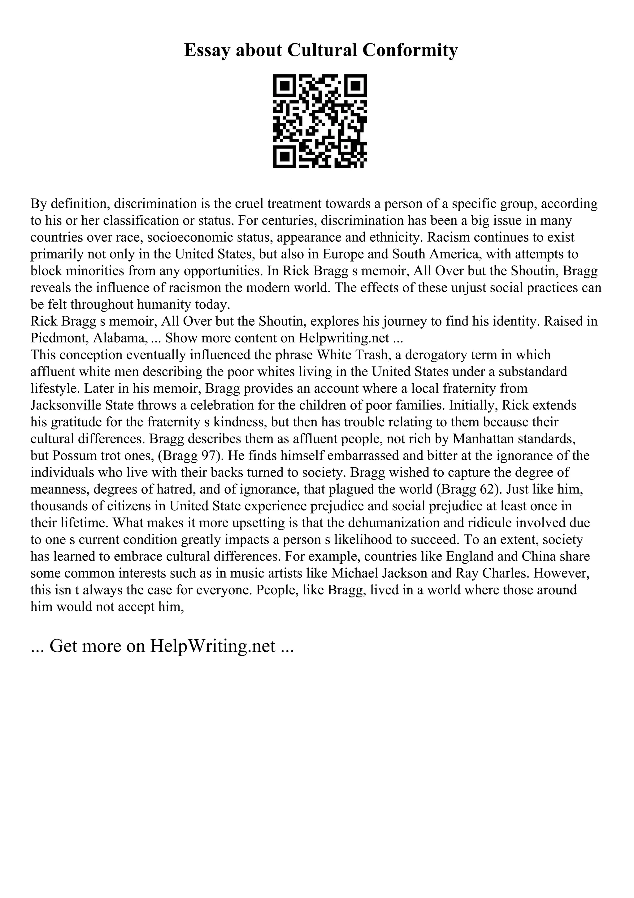 Nelson Mandela My Role Model Essay | PDF