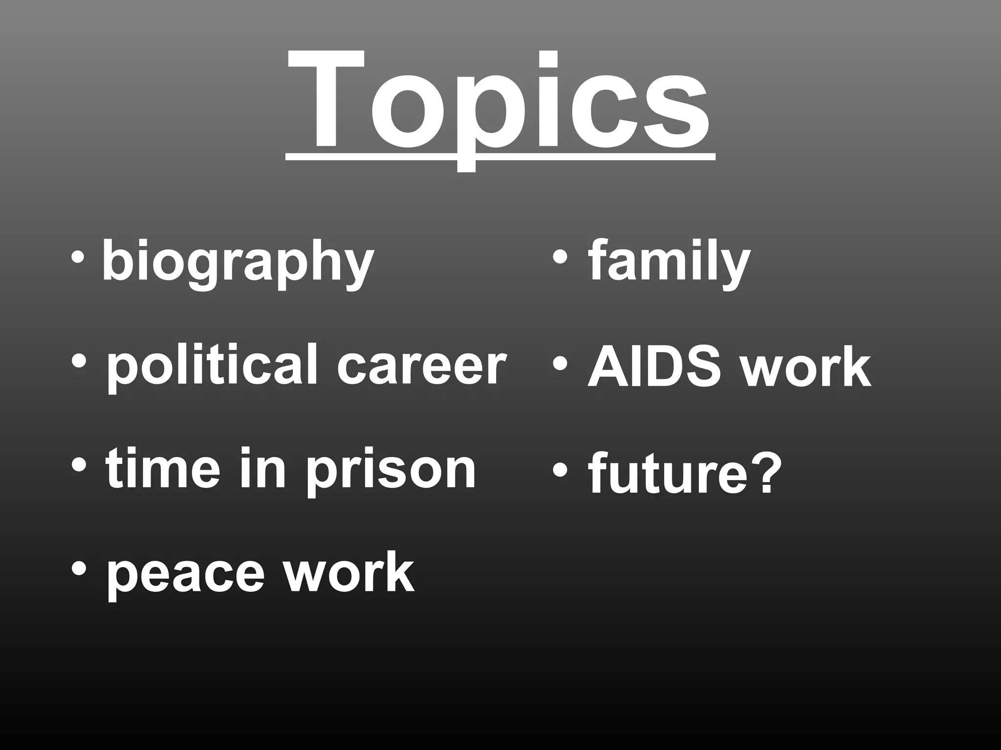 Nelson mandela power point presentation | PPT