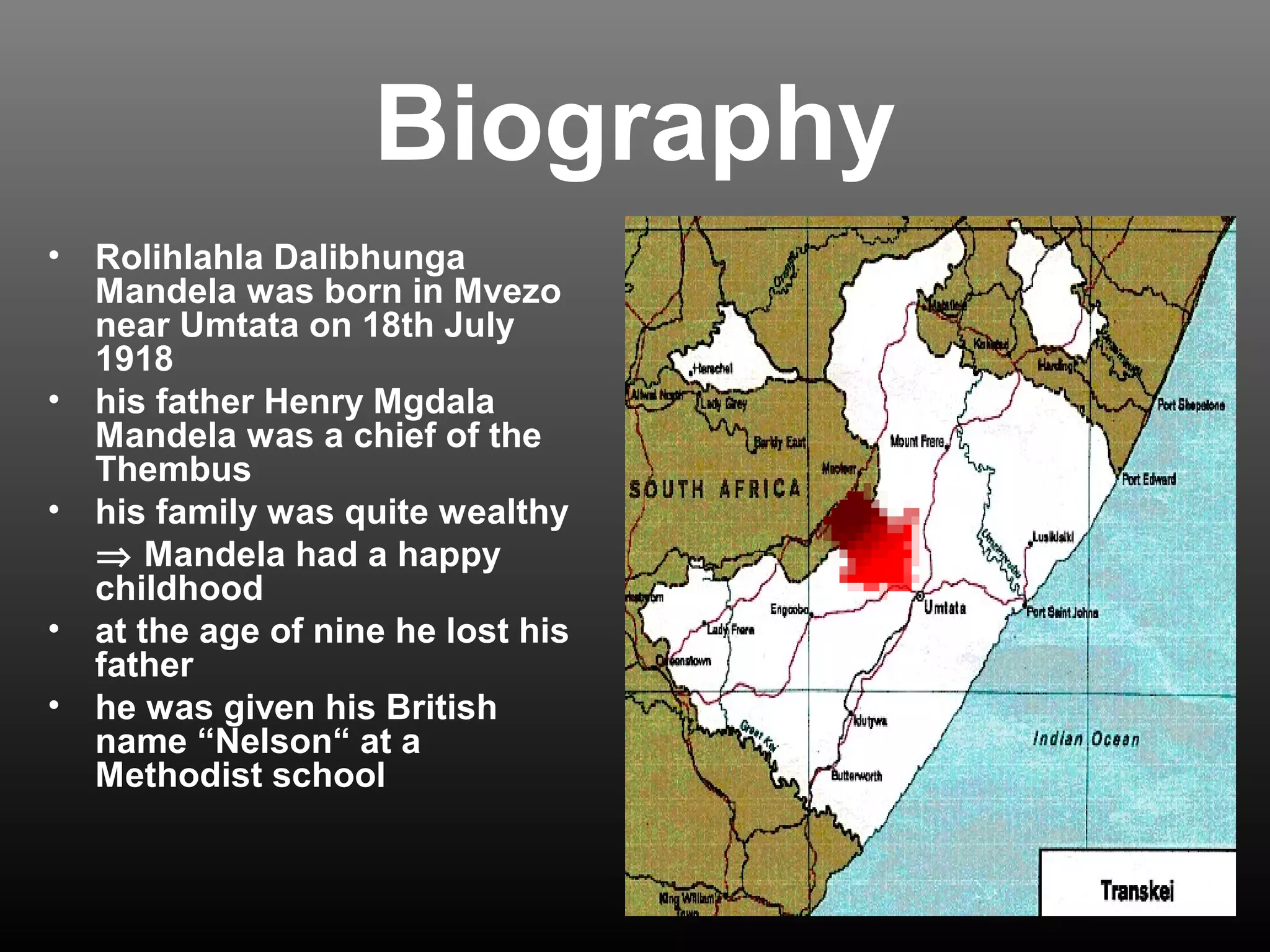 Nelson mandela power point presentation | PPT