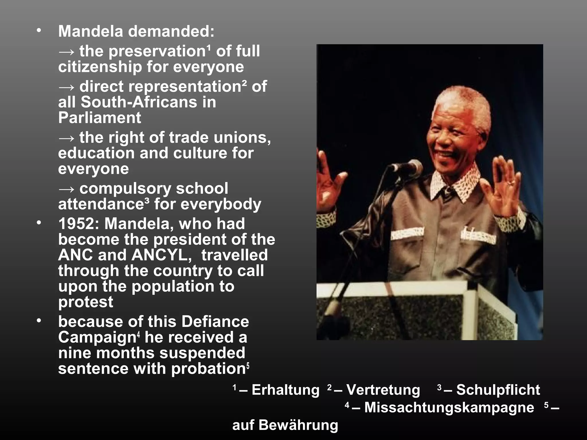 Nelson mandela power point presentation | PPT