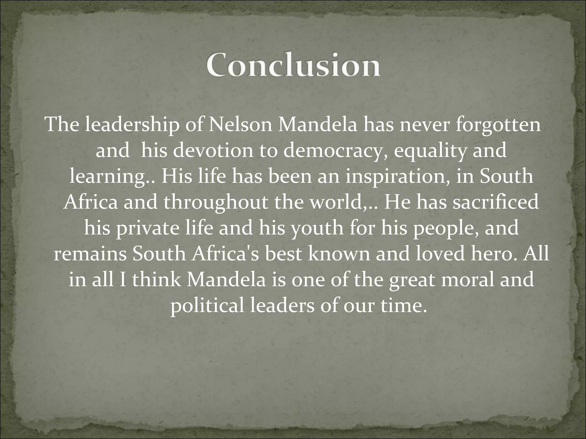 Nelson mandela ppt | PPT