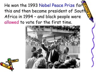 Nelson Mandela Presentation | PPTX