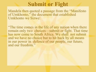 Nelson Mandela Rivonia Trial Statement | PPT