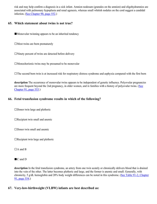 Nelson pediatrics review (mcqs) 19ed | PDF | Adoption and Fostering | Parenting