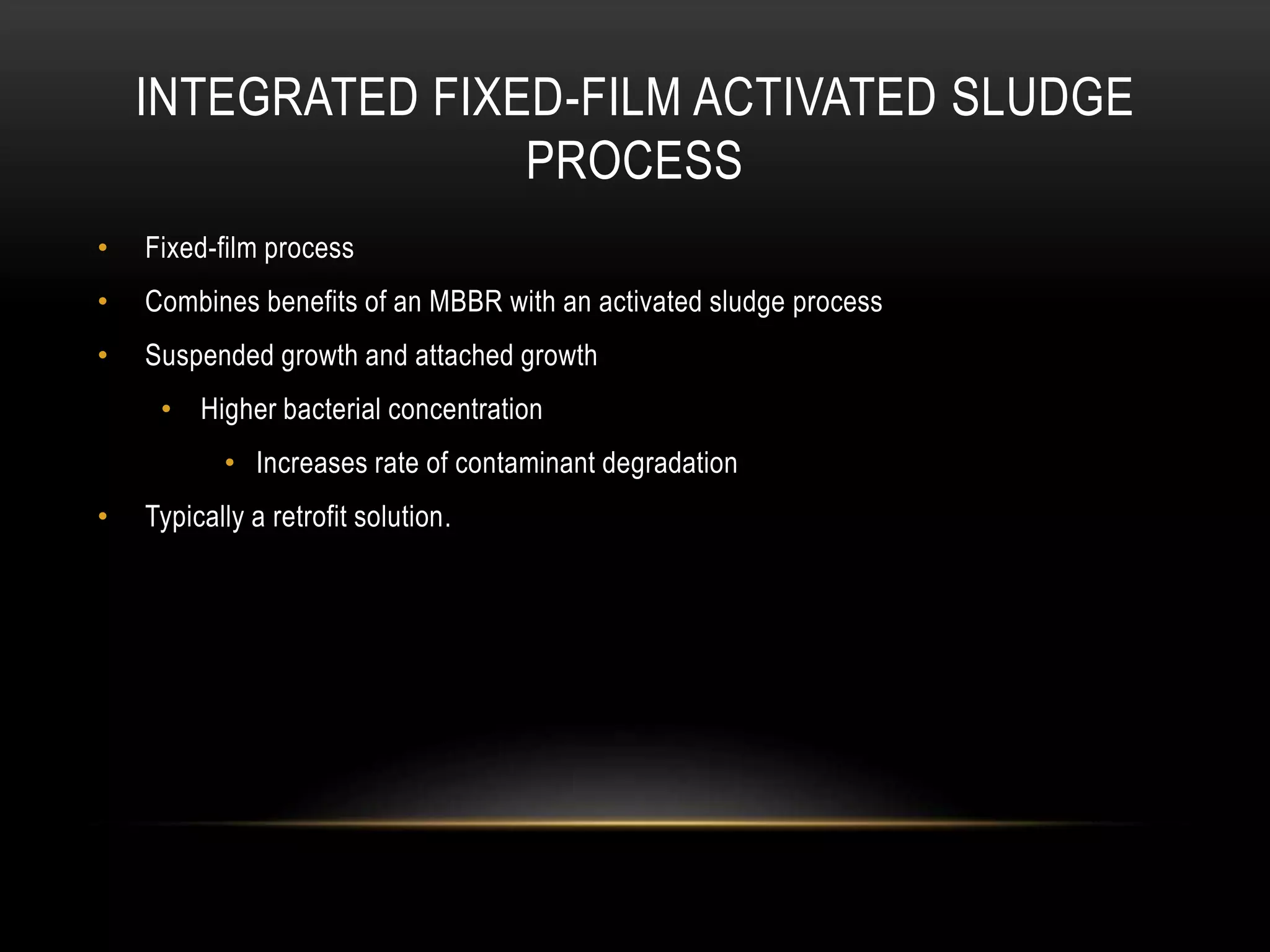 Nelson Perez-Jacome - IFAS and Moving Bed Biofilm Reactor | PPTX