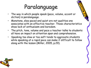 Nonverbal Communication in Schools | PPSX