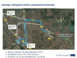 Intermodalni terminal unutar logističkog kompleksa Nelt Co - Ivan ...