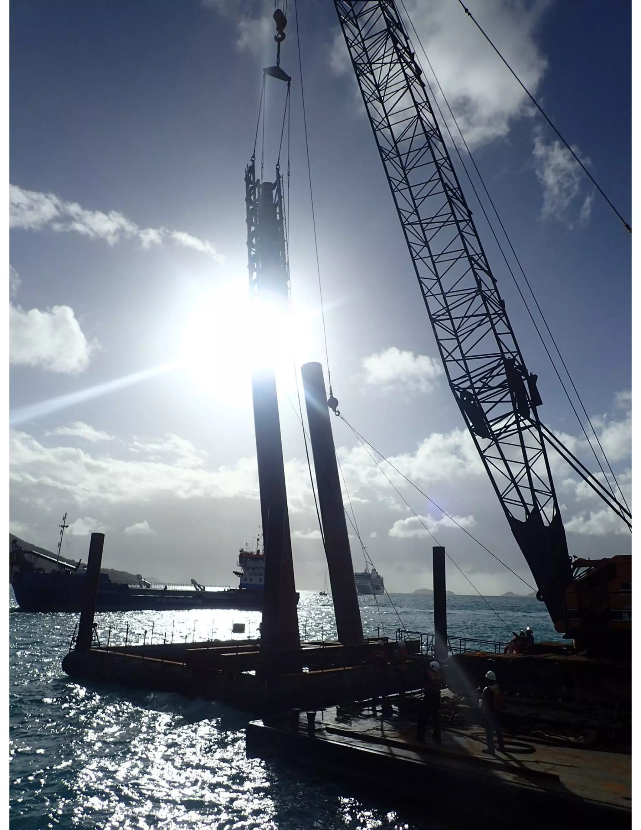 Marine Battered Pile Installation | PDF