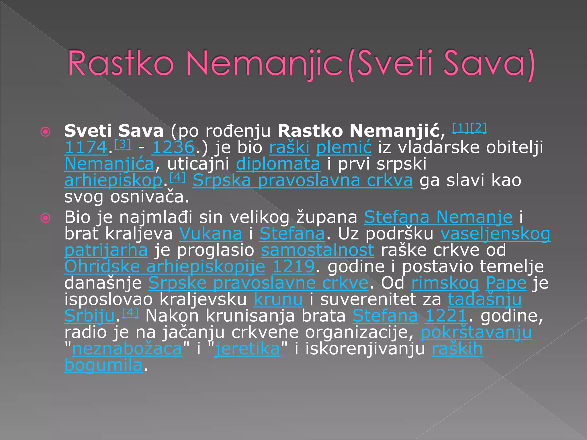 Nemanjici | PPTX