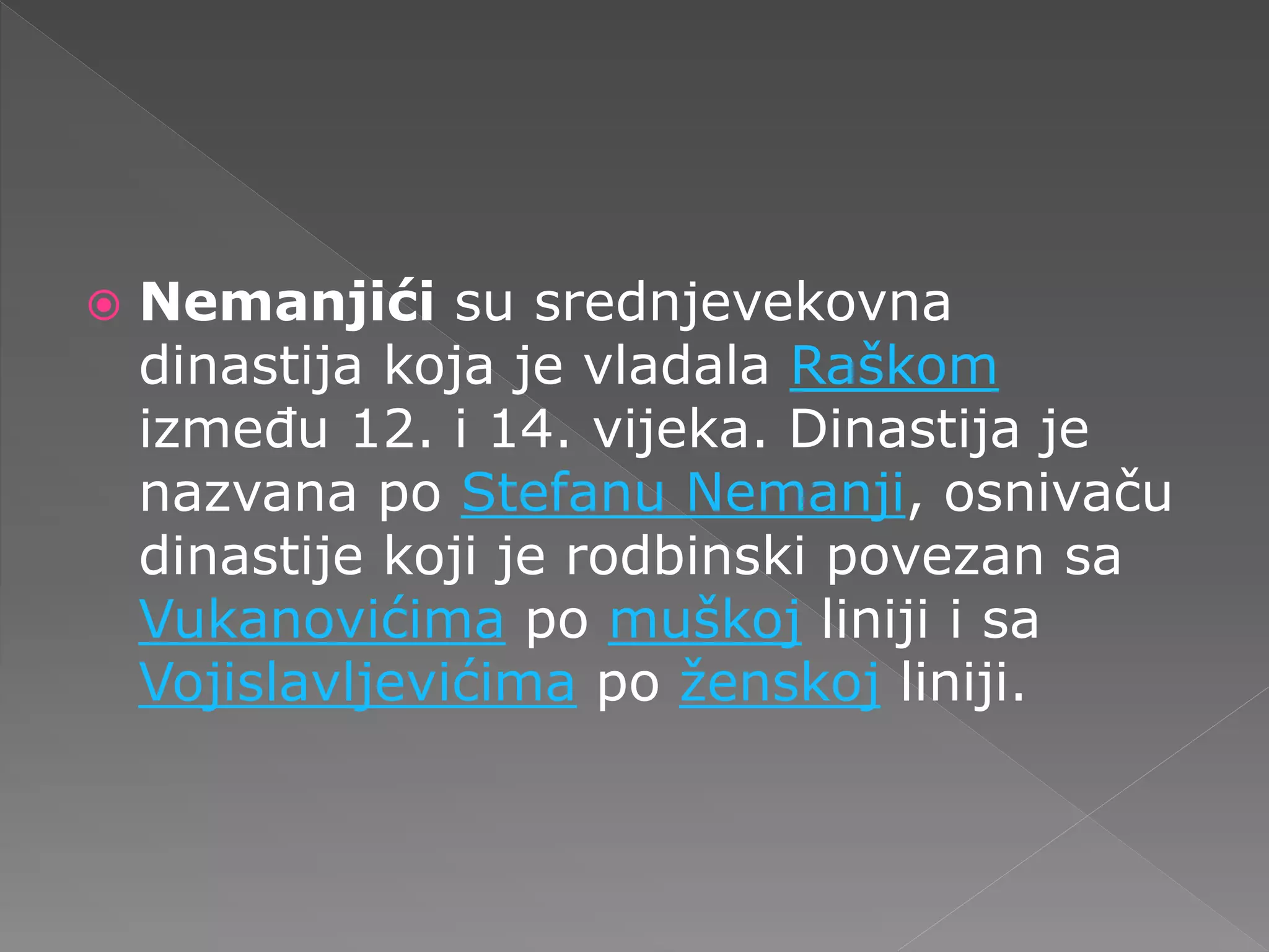 Nemanjici | PPTX
