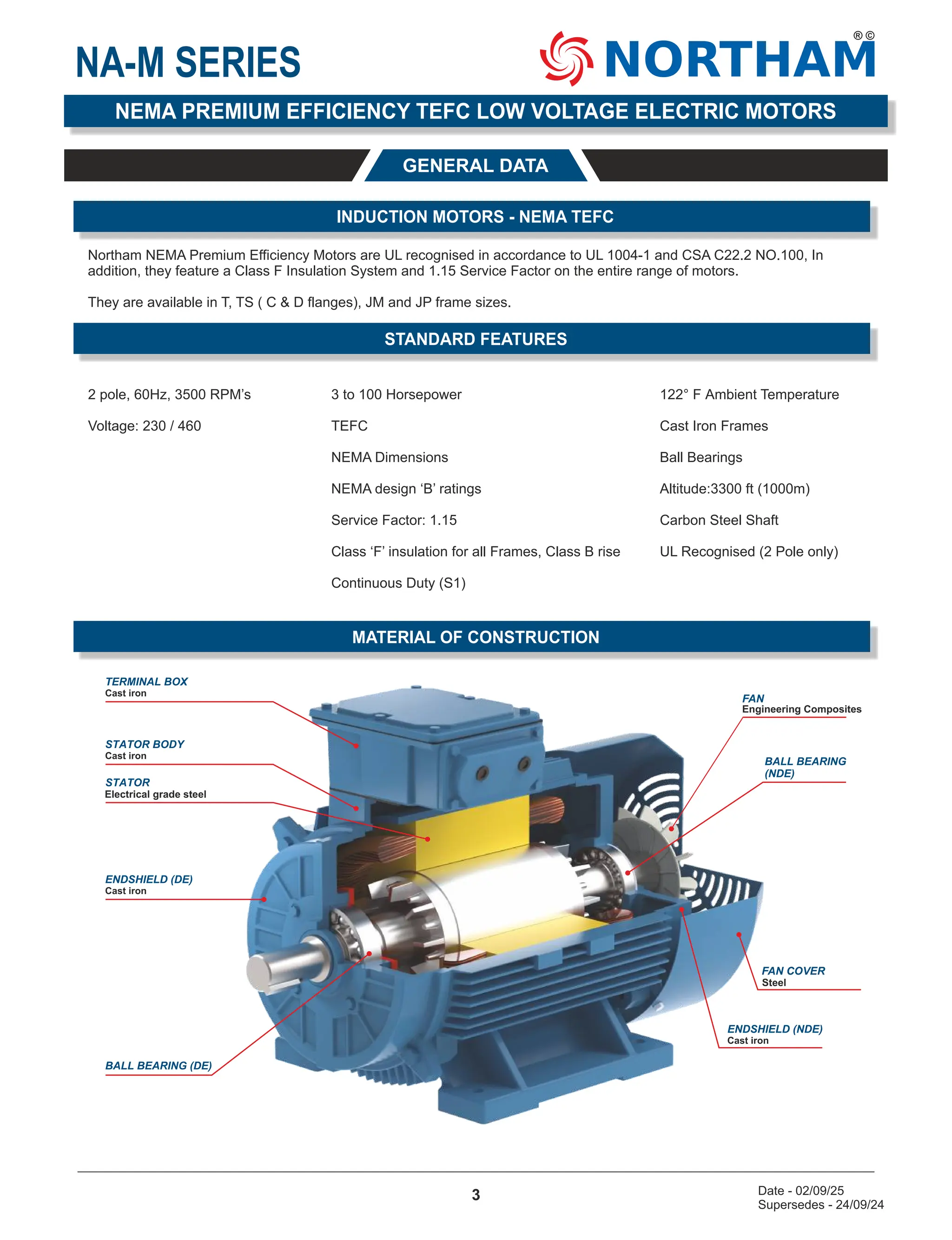 NEMA Premium Efficiency TEFC Low Voltage Electric Motors.pdf