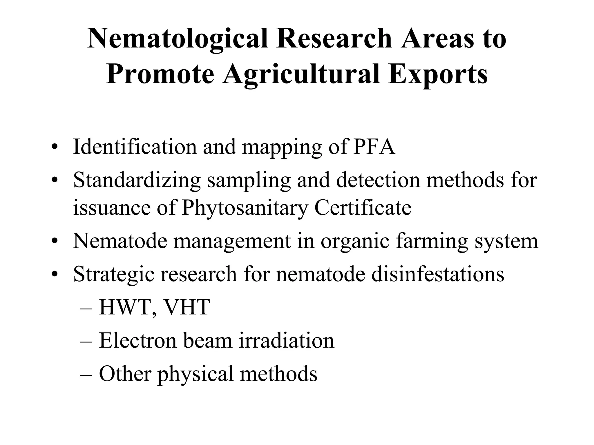 Nemas in trade by Vikas Bamel (2012) | PPT