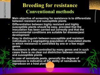 Nemas resistant var. by vikas Bamel (2012) | PPT