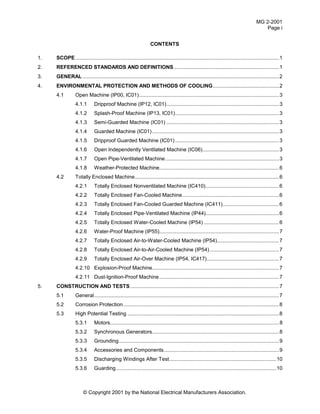 Nema standards publication mg 2 2001 | PDF