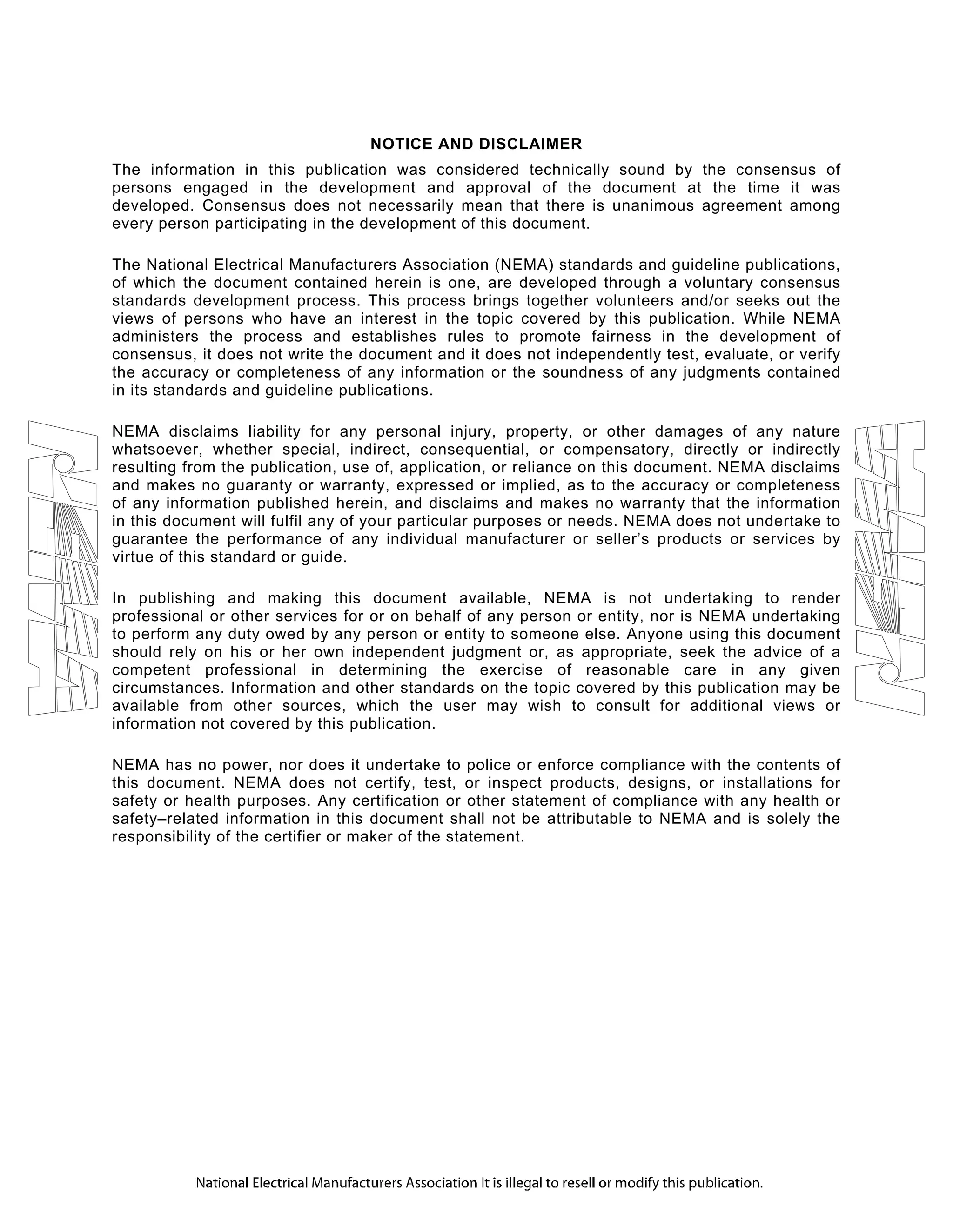 Nema symbols | PDF