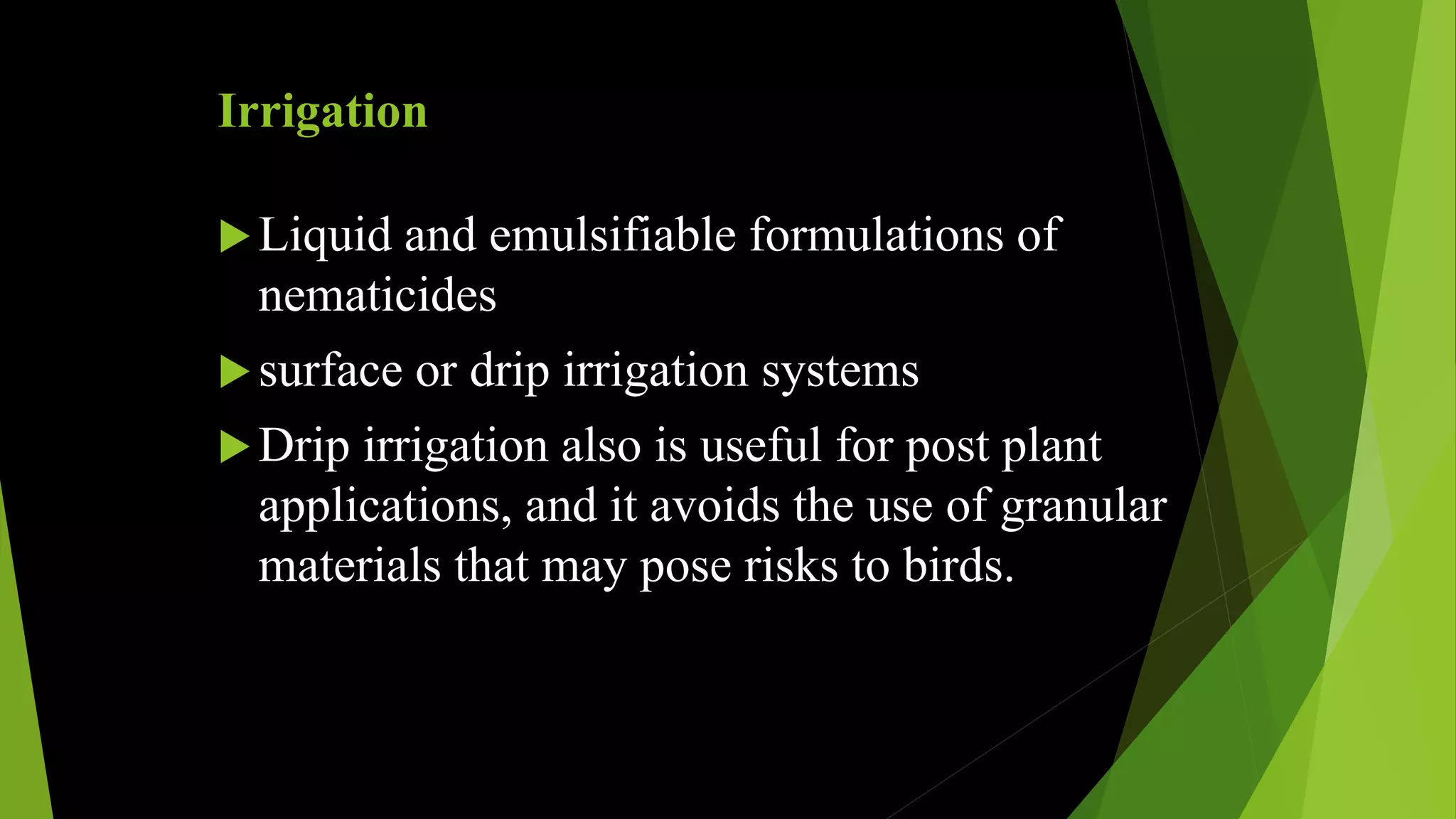 Nematicides | PPTX