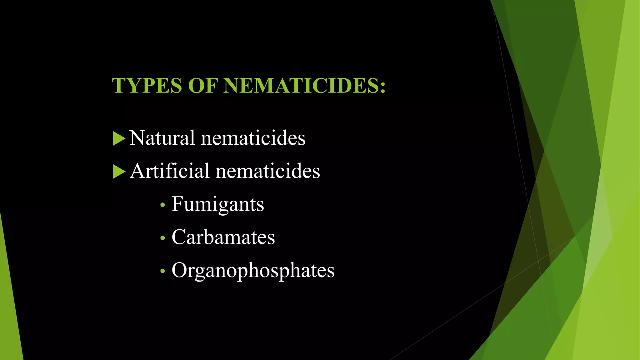 Nematicides | PPTX