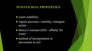 Nematicides | PPTX