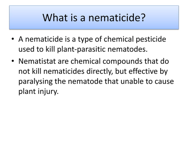 NEMATICIDES.pptx | Gardening | Home & Garden