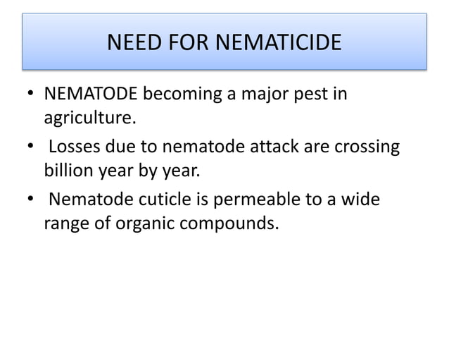 NEMATICIDES.pptx | Gardening | Home & Garden