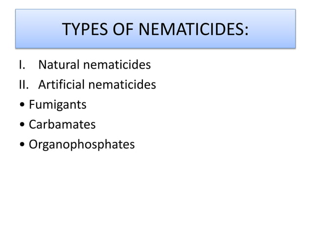 NEMATICIDES.pptx | Gardening | Home & Garden