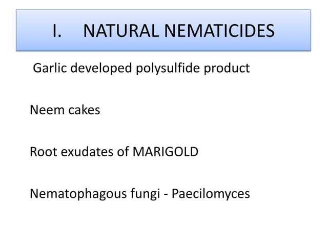 NEMATICIDES.pptx | Gardening | Home & Garden