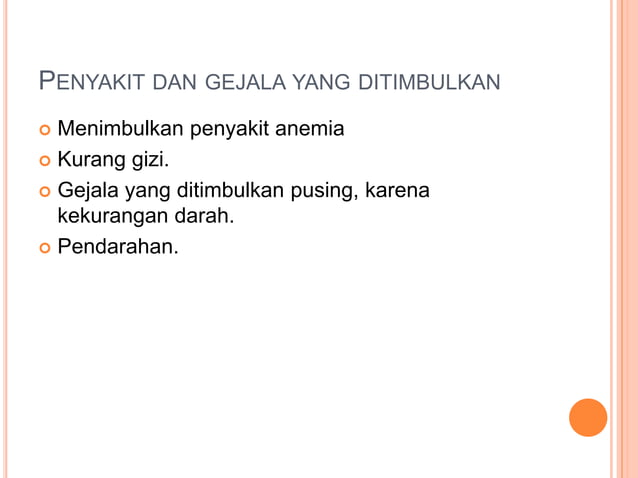 Nematoda parasit usus 2 | PPTX