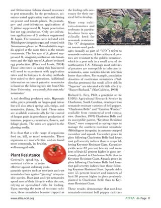 Nematodes: Alternative Controls | PDF | Agriculture | Industries