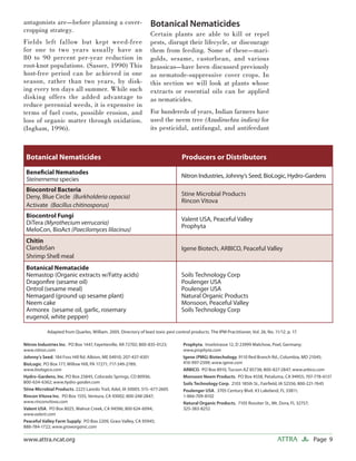 Nematodes: Alternative Controls | PDF | Agriculture | Industries
