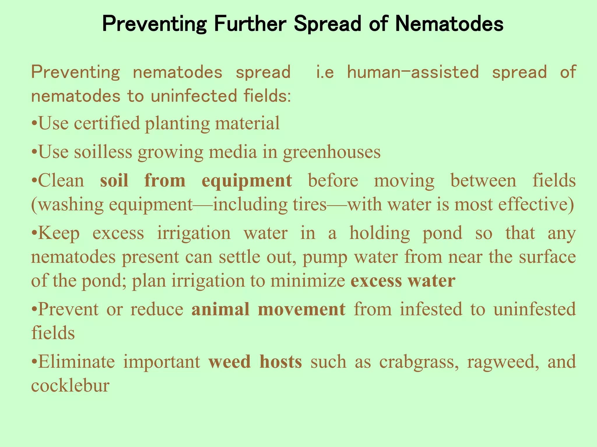 Nematode management in organic farming by Vikas Bamel (2012) | PPT