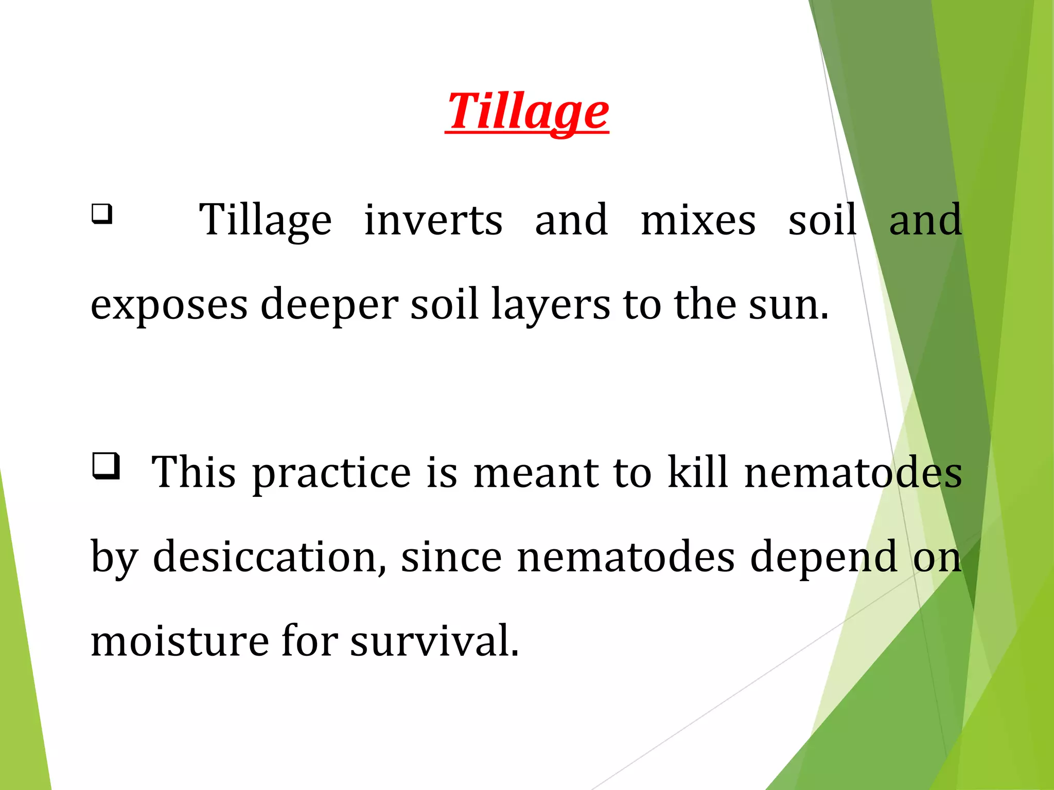 NEMA- 603 (Advances in Nematode Management) Topic: Nematode management options for organic and ...
