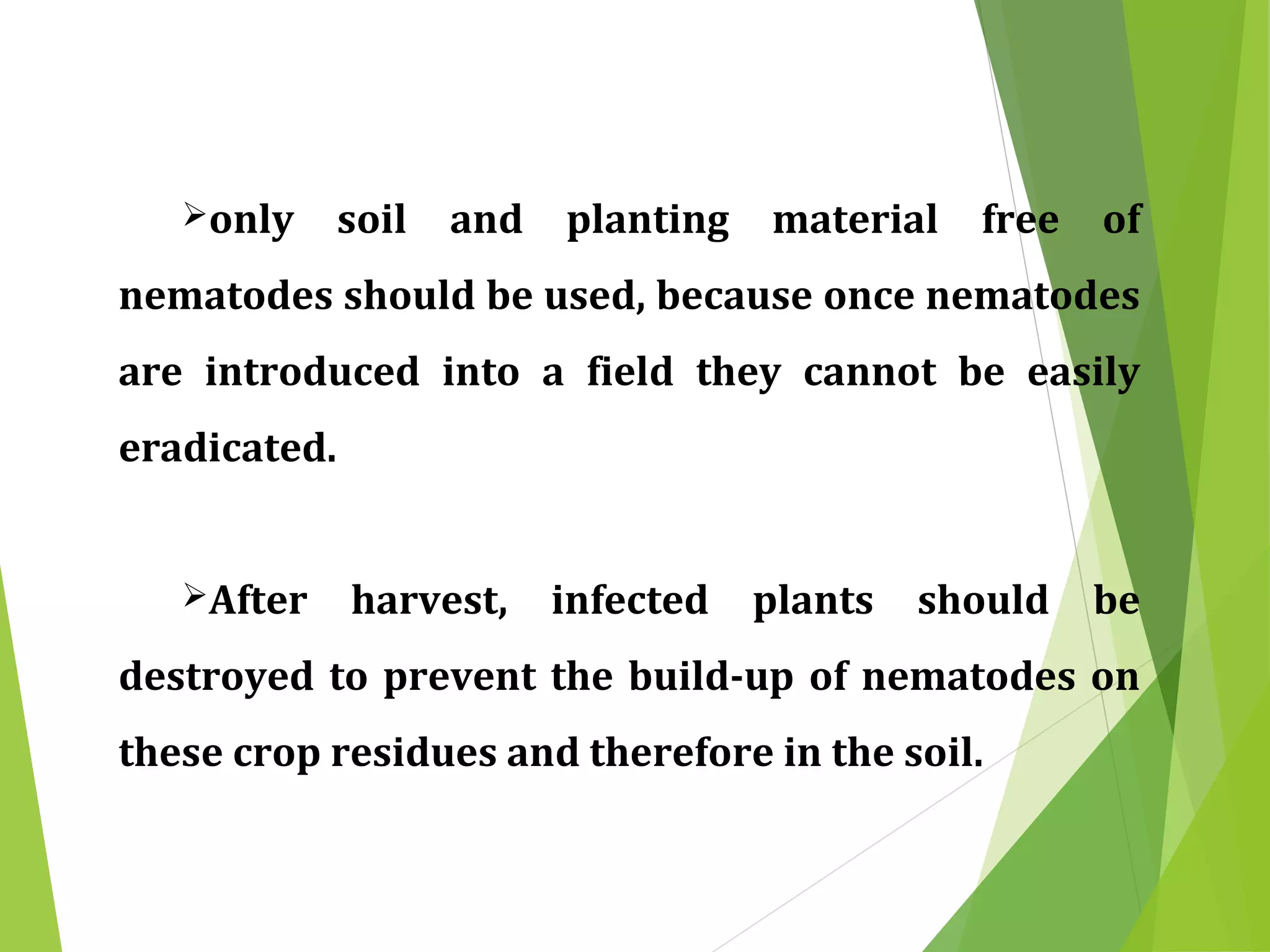NEMA- 603 (Advances in Nematode Management) Topic: Nematode management ...